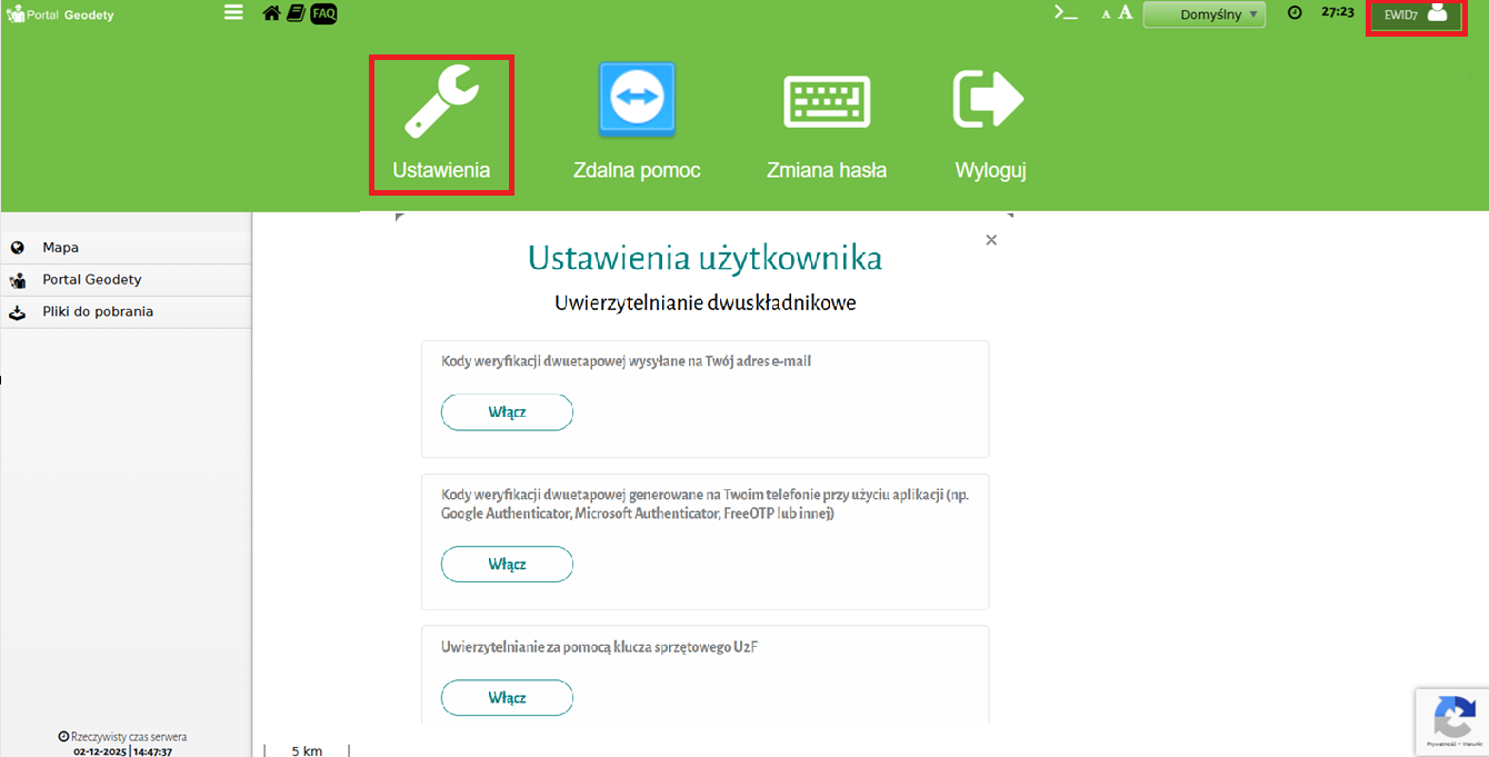 Logowanie - Instrukcja Użytkownika Systemu EWID