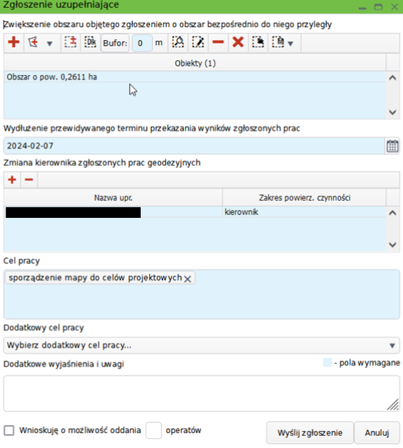 e-Usługi dla Geodetów - Instrukcja Użytkownika Systemu EWID